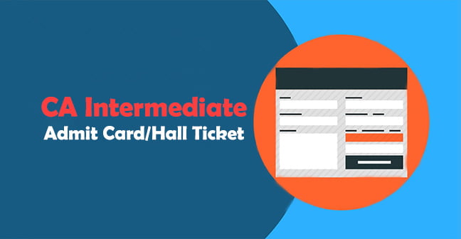 CA Intermediate Admit Card May 2022 - CA Wizard